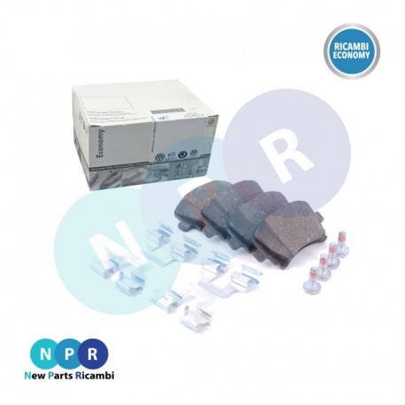 JZW698451G - SERIE PASTIGLIE FRENI POSTERIORI ORIGINALI VW AUDI SEAT