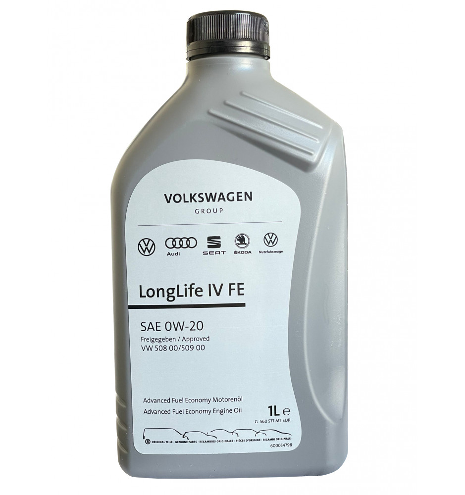 OLIO 0W20 RICAMBI ORIGINALI per AUDI SEAT SKODA VOLKSWAGEN | G052577M2