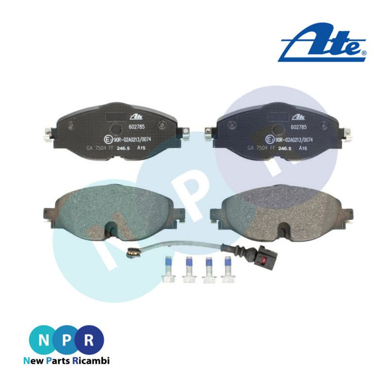 SERIE PASTIGLIE ANTERIORI ATE per AUDI SEAT SKODA VOLKSWAGEN | 13046027852