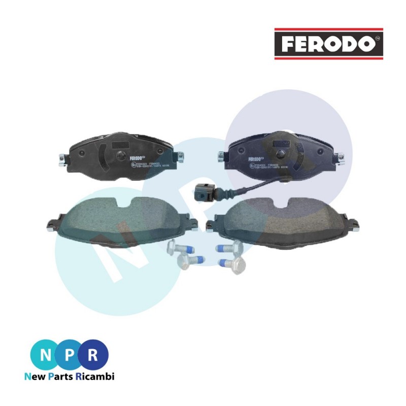 FDB4433 - SERIE PASTIGLIE FRENO ANTERIORI FERODO AUDI SEAT SKODA VW